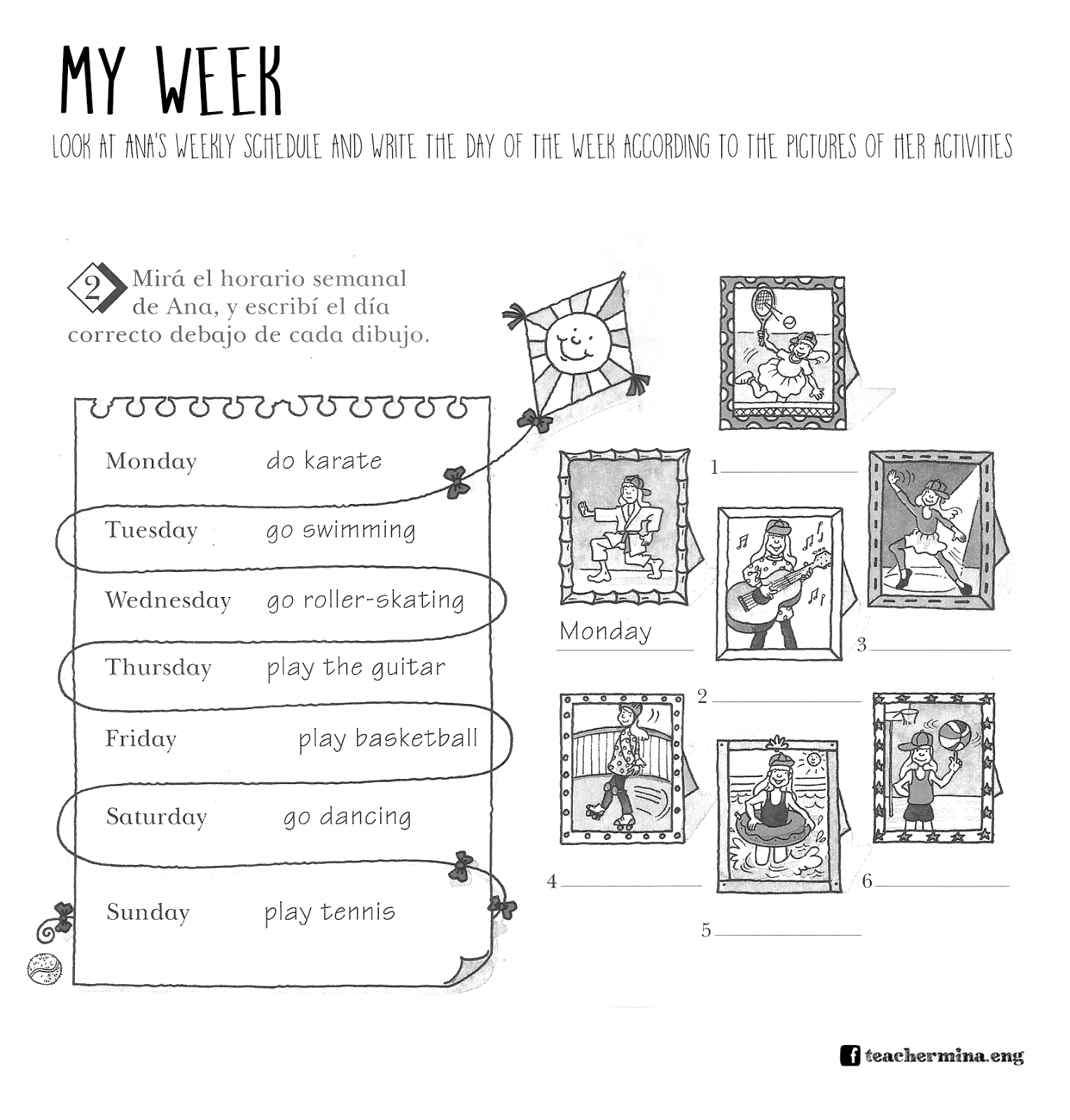 Teachermina: [activity] my week