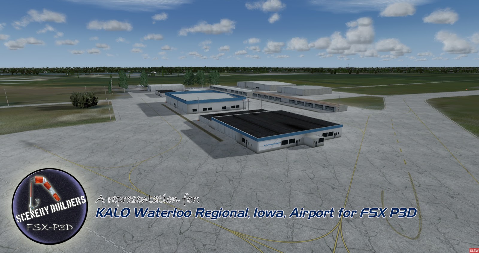 FSX, P3D, MSFS scenerybuilders.: KALO Waterloo Regional Iowa Airport ...