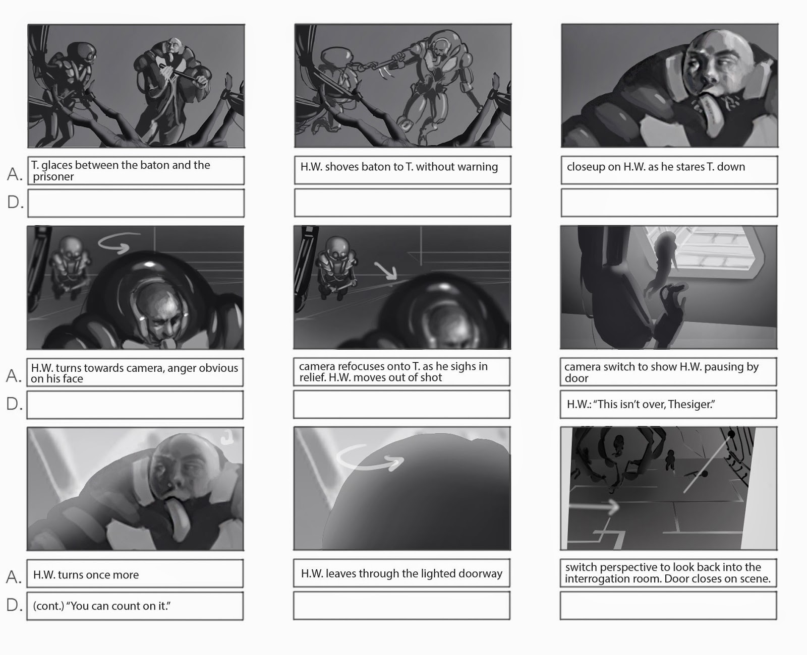 Visual Storytelling: Storyboard