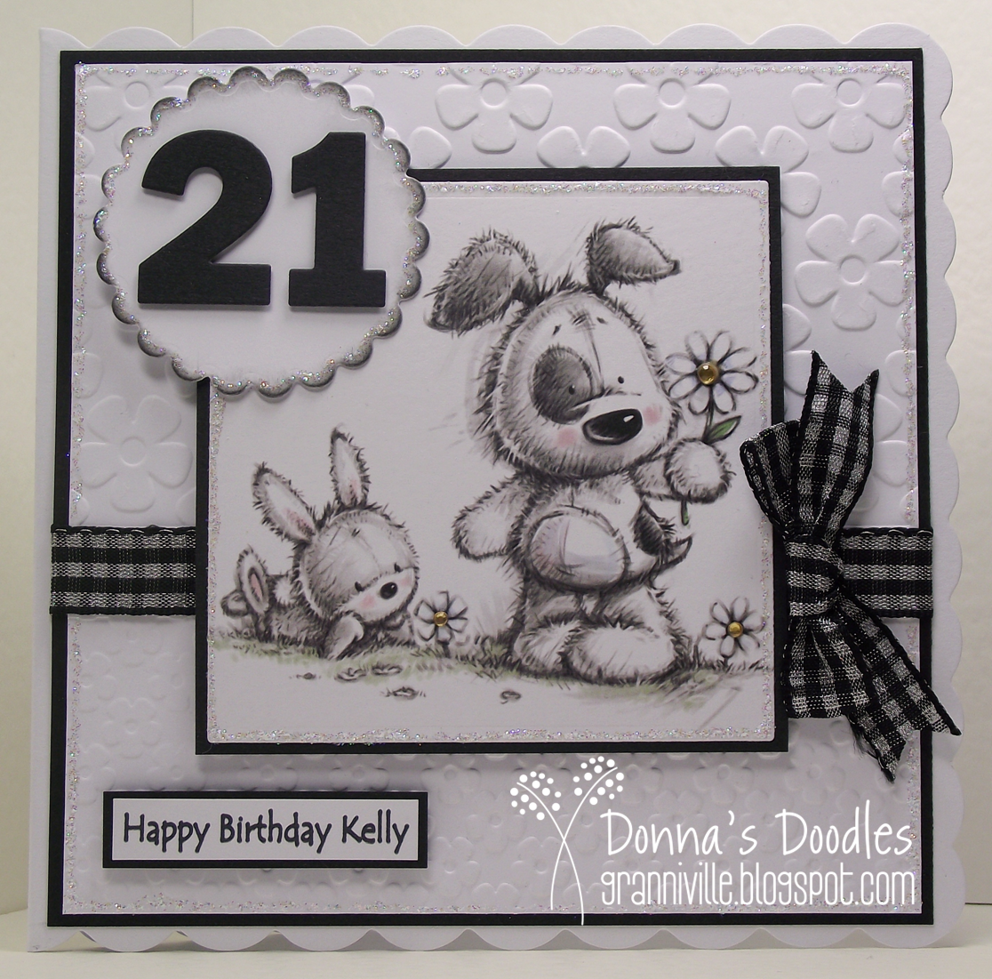 Donna's Doodles: Kelly 21st Birthday