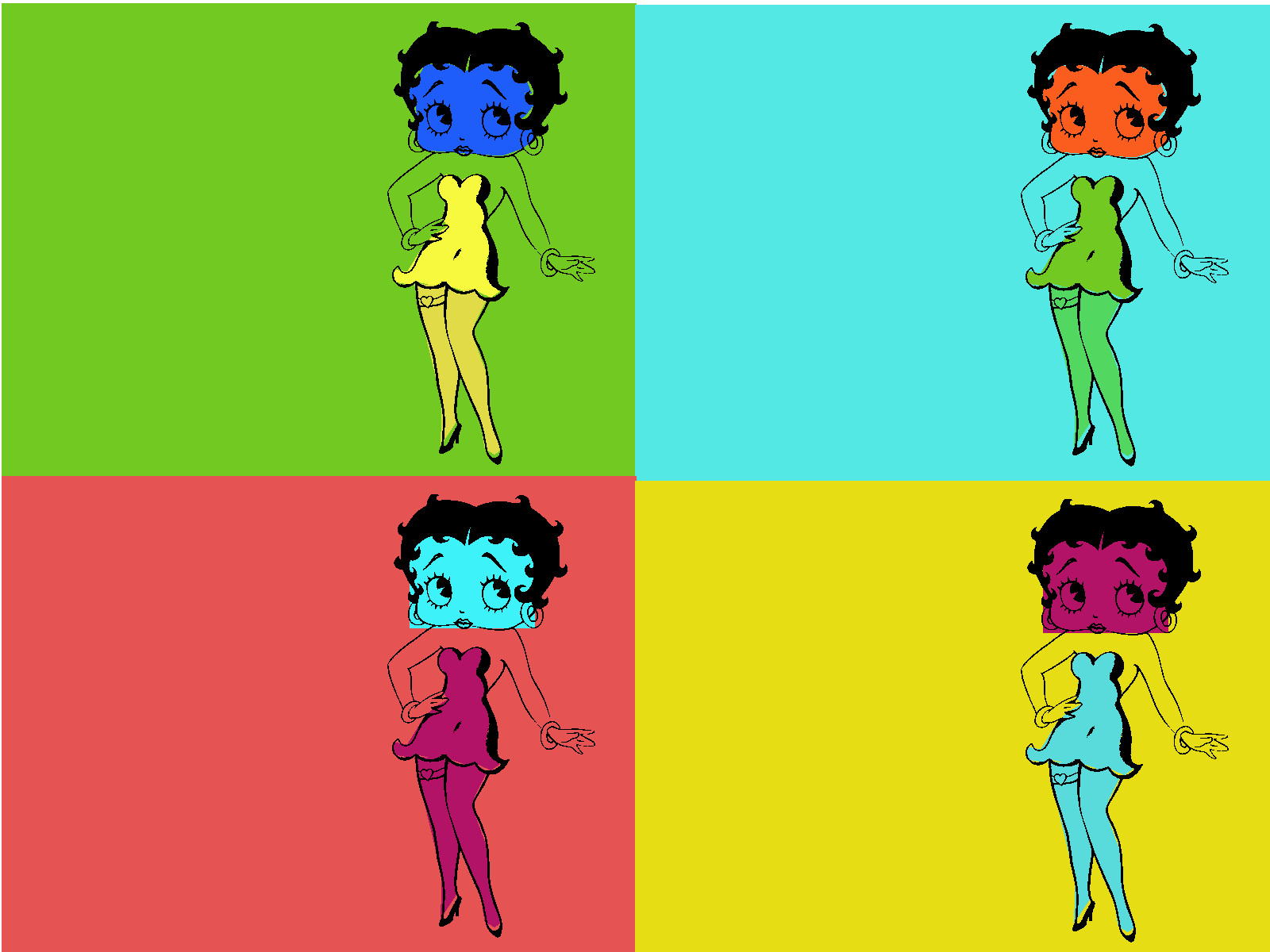 patriciagoval: Pop art Betty Boop