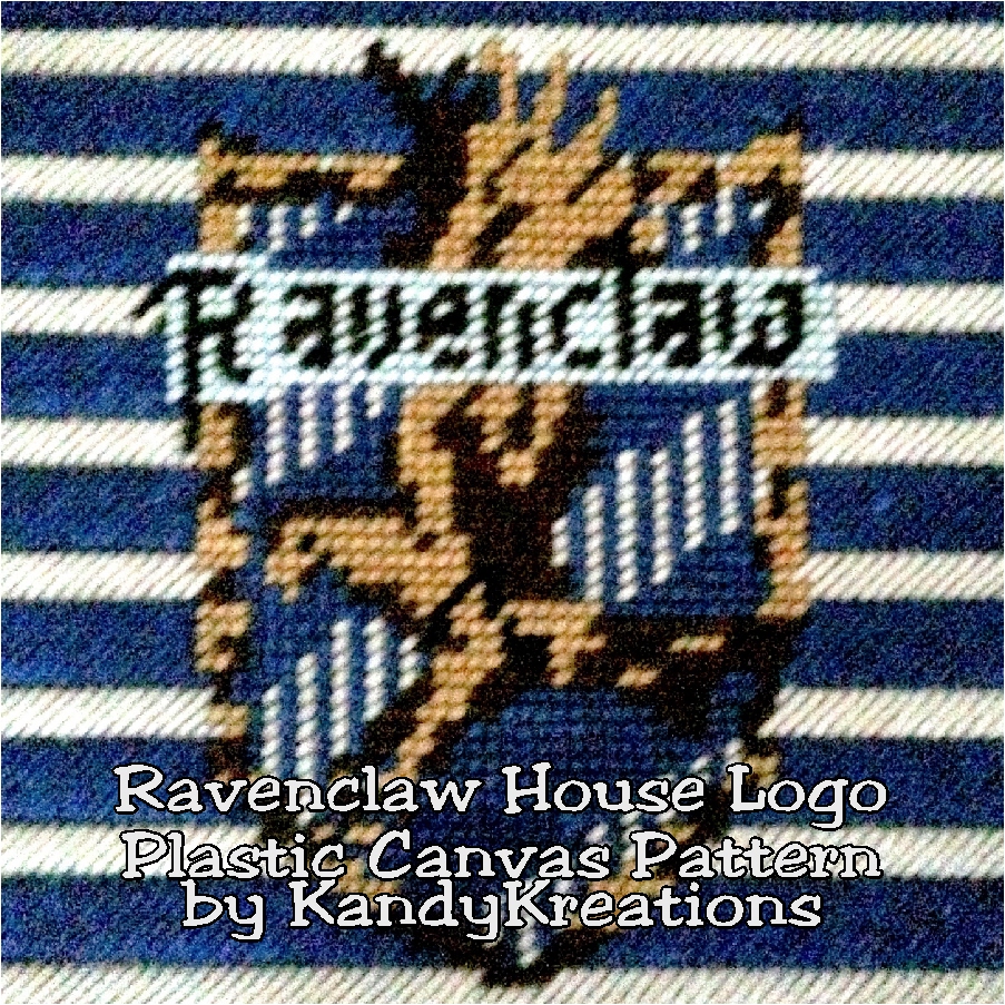 DIY Party Mom: Hogwarts Ravenclaw House Logo Plastic Canvas Pattern