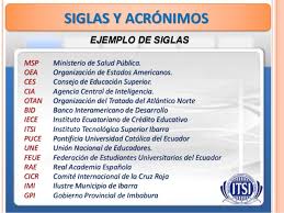 Educando para un mejor futuro: Tema 1. Breve definicion de las siglas y ...