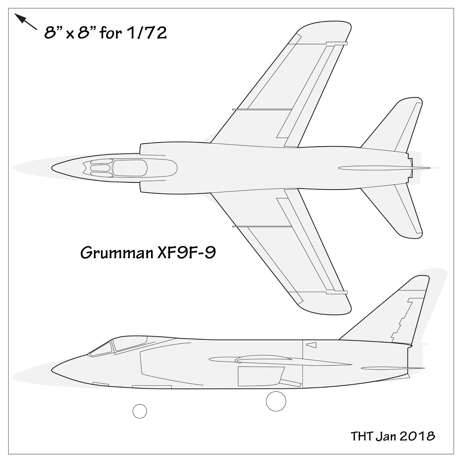 Tailhook Topics Drafts: The Grumman XF9F-9, Too Little, Too Soon