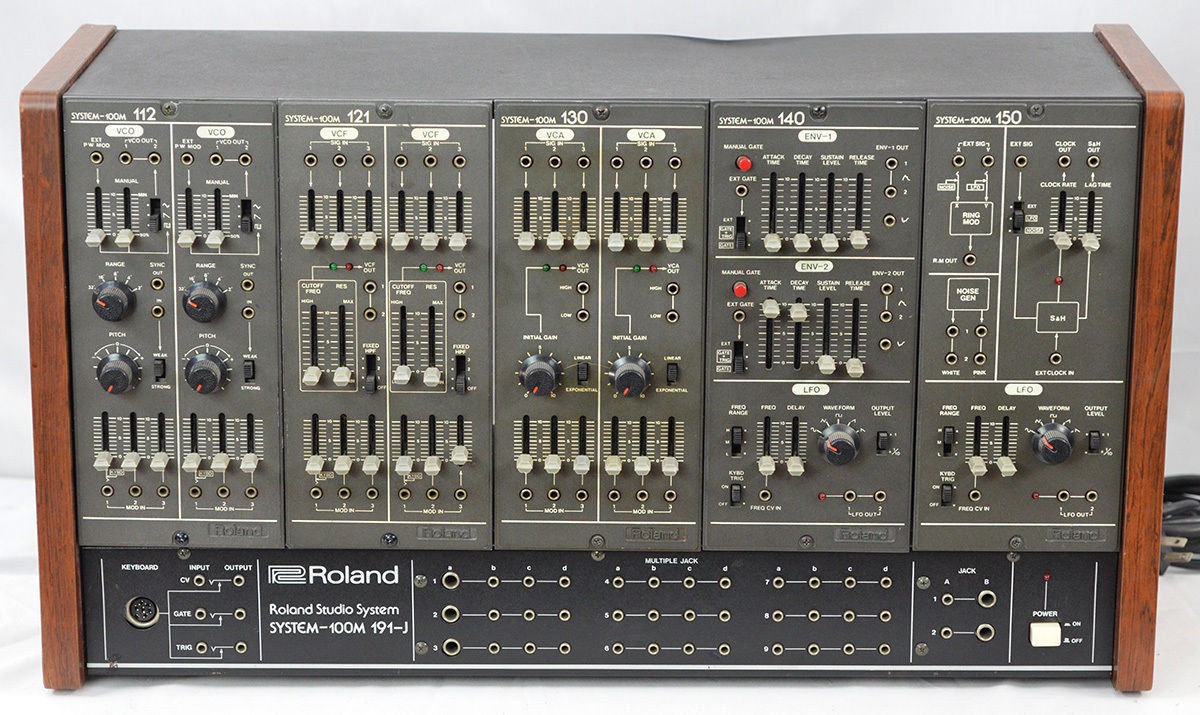 MATRIXSYNTH: Roland SYSTEM 100m ANALOG MODULAR SYNTHESIZER