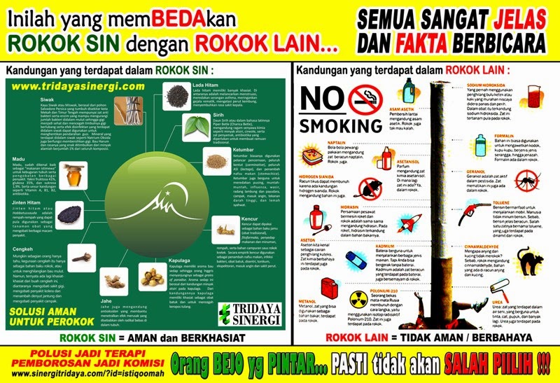 Rokok SIN Gurah & Terapi Alternatif Herbal PT. Tridaya SInergi Indonesia