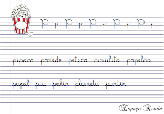 Caderno de caligrafia para baixar