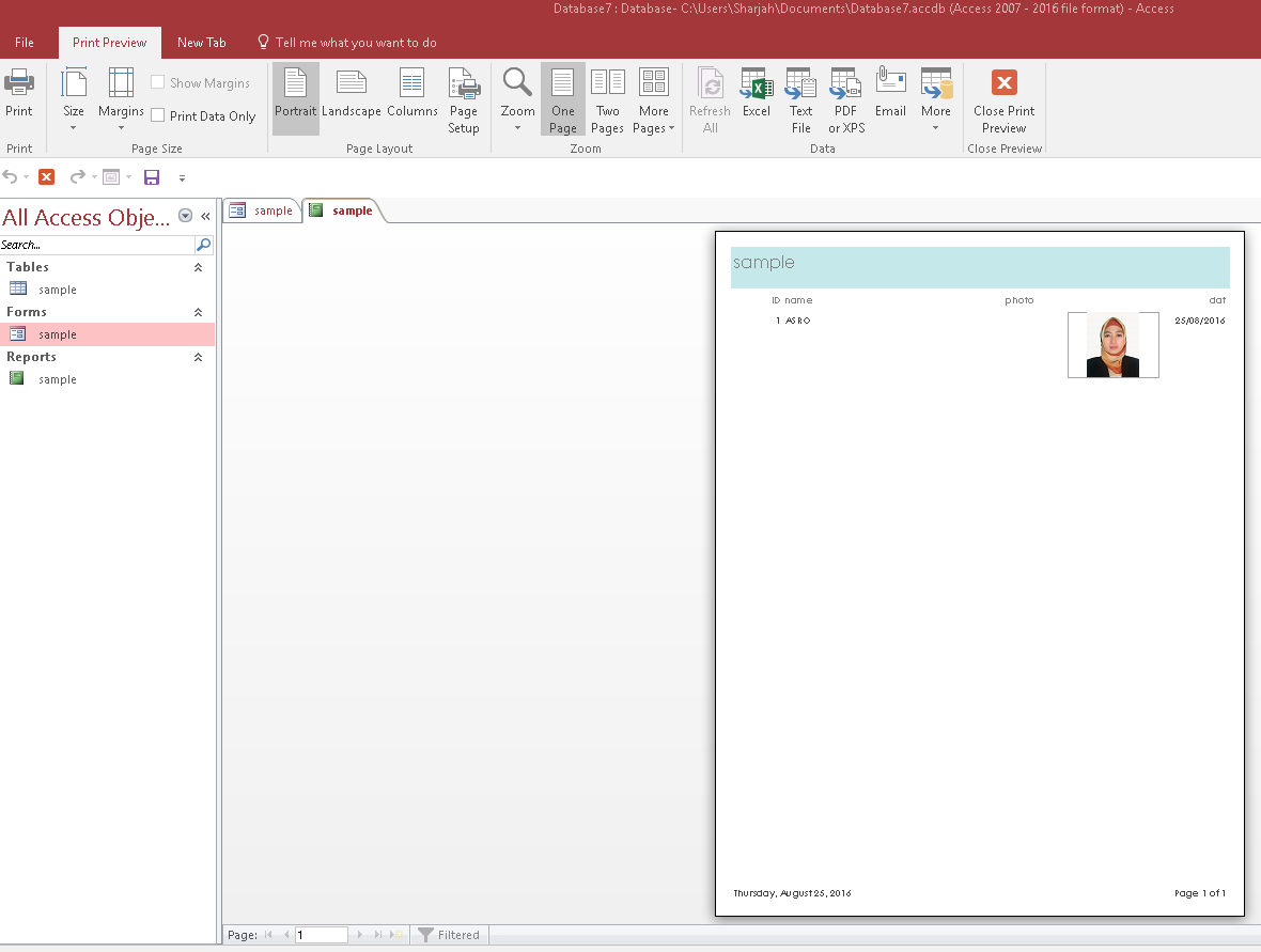 TRIK DAN TEKNIK: Ms access print current record and new creating db ...