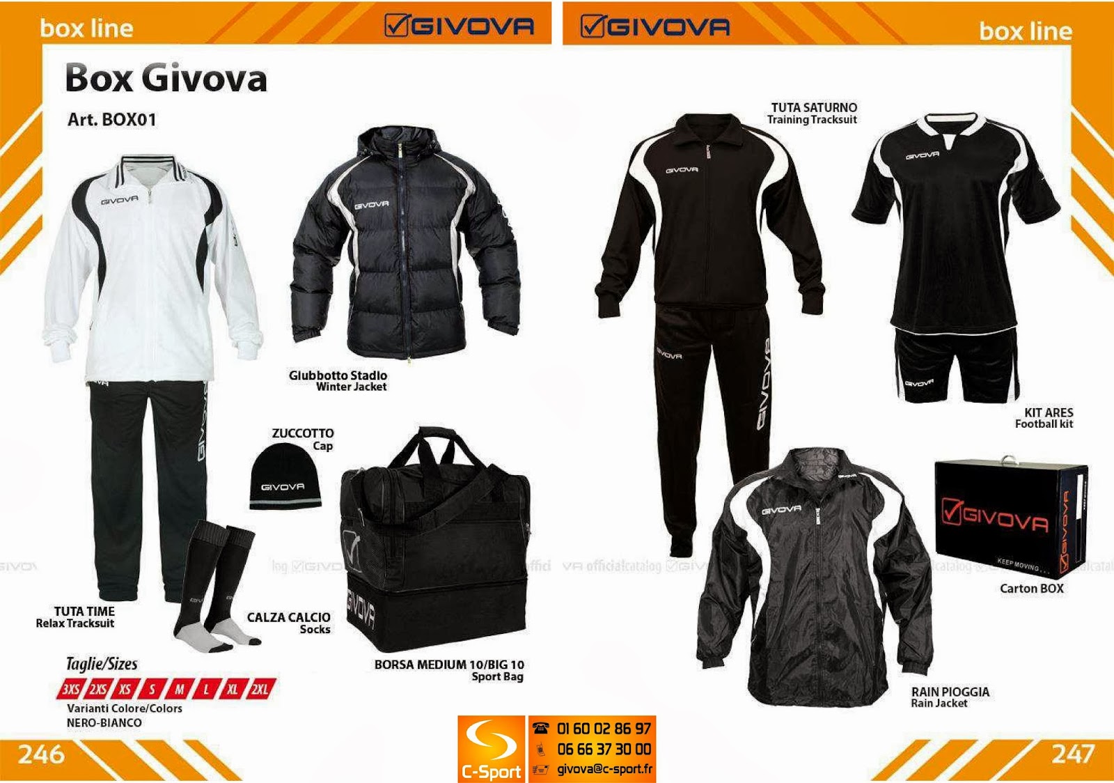 GIVOVA by C-Sport: La Box Givova Box01 : Le Pack incontournable : A ...