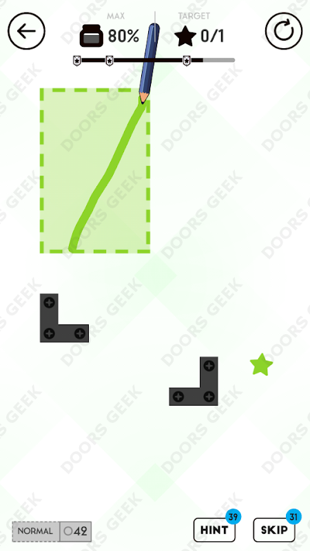 Draw Here Level 42 ~ Doors Geek