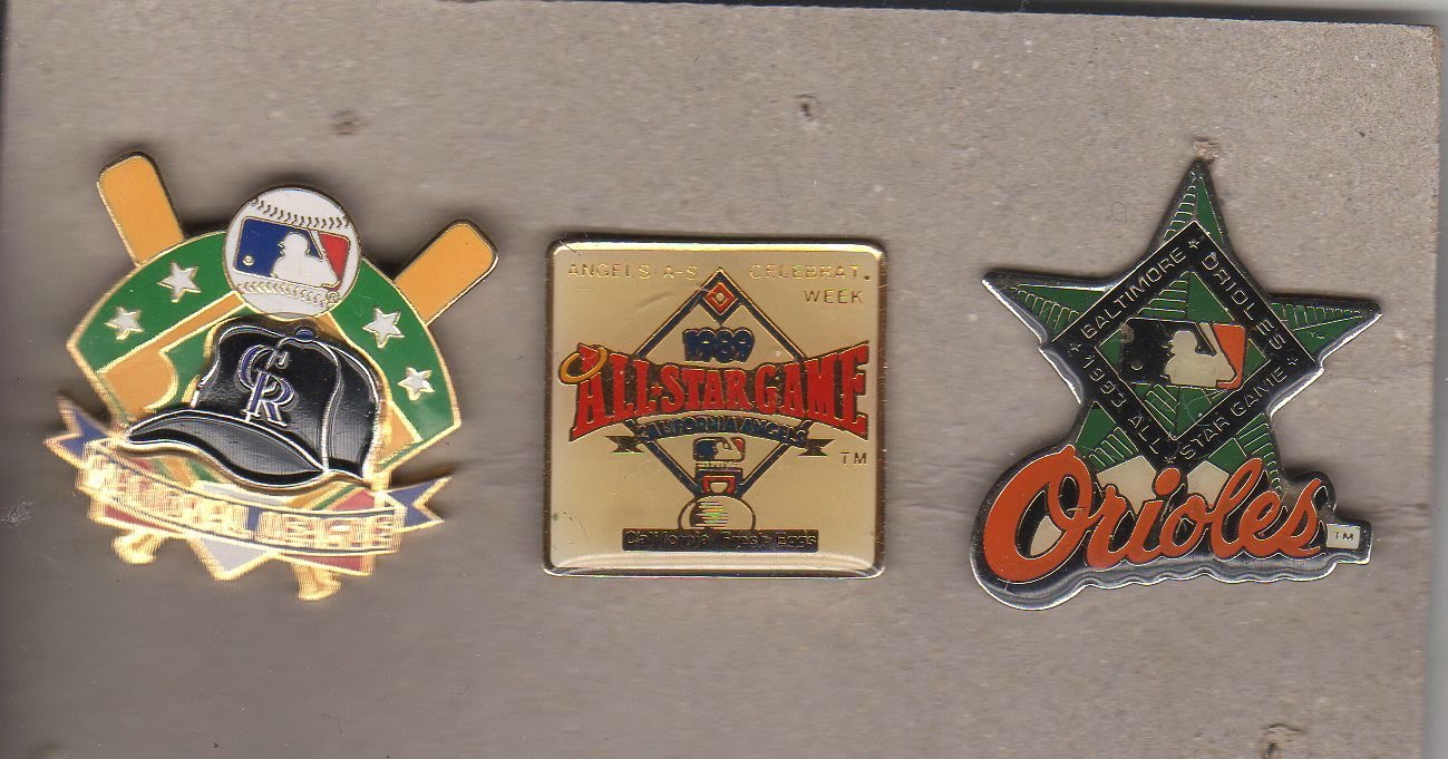 baseball pin collection display collecting : MLB Rockies + all star ...