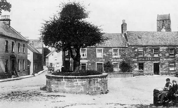 Tour Scotland: Old Photograph Dunning Perthshire Scotland