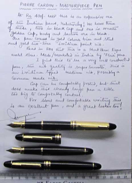 Soumitra Pen collection: Indian Pen- Pierre Cardin Masterpiece