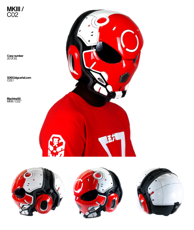 "Bonehead" Wearable Art from Machine56