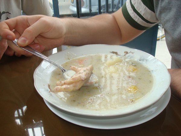 Como preparar sopa de pollo con sémola ~ mis recetas peruanas