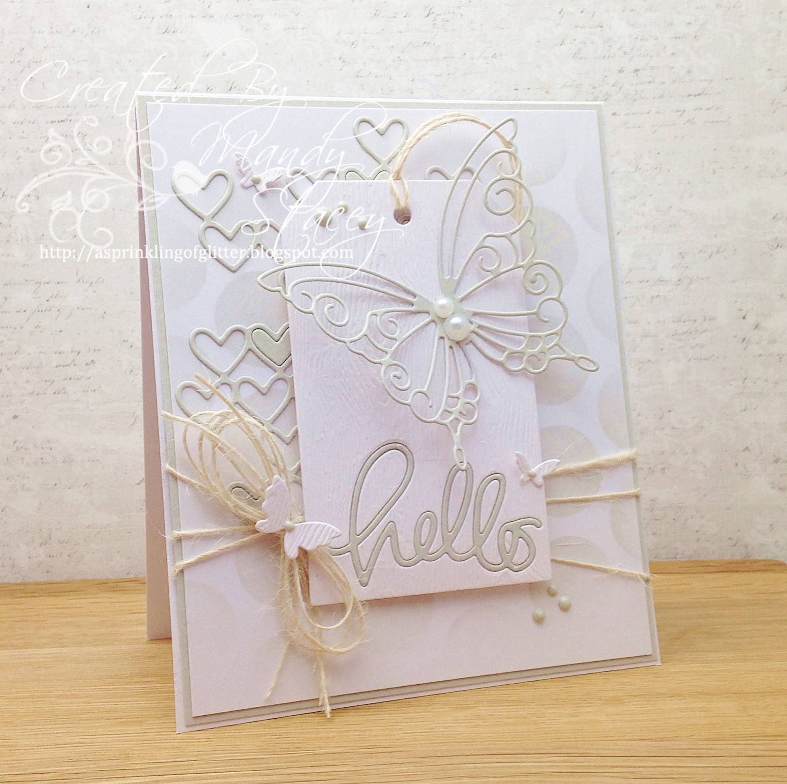 A Sprinkling of Glitter: No Stamps Allowed! - Simon Says Stamp DT