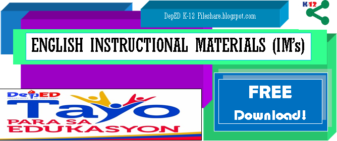 ENGLISH INSTRUCTIONAL MATERIALS (SIGHT WORDS) - DepED K-12 File Share