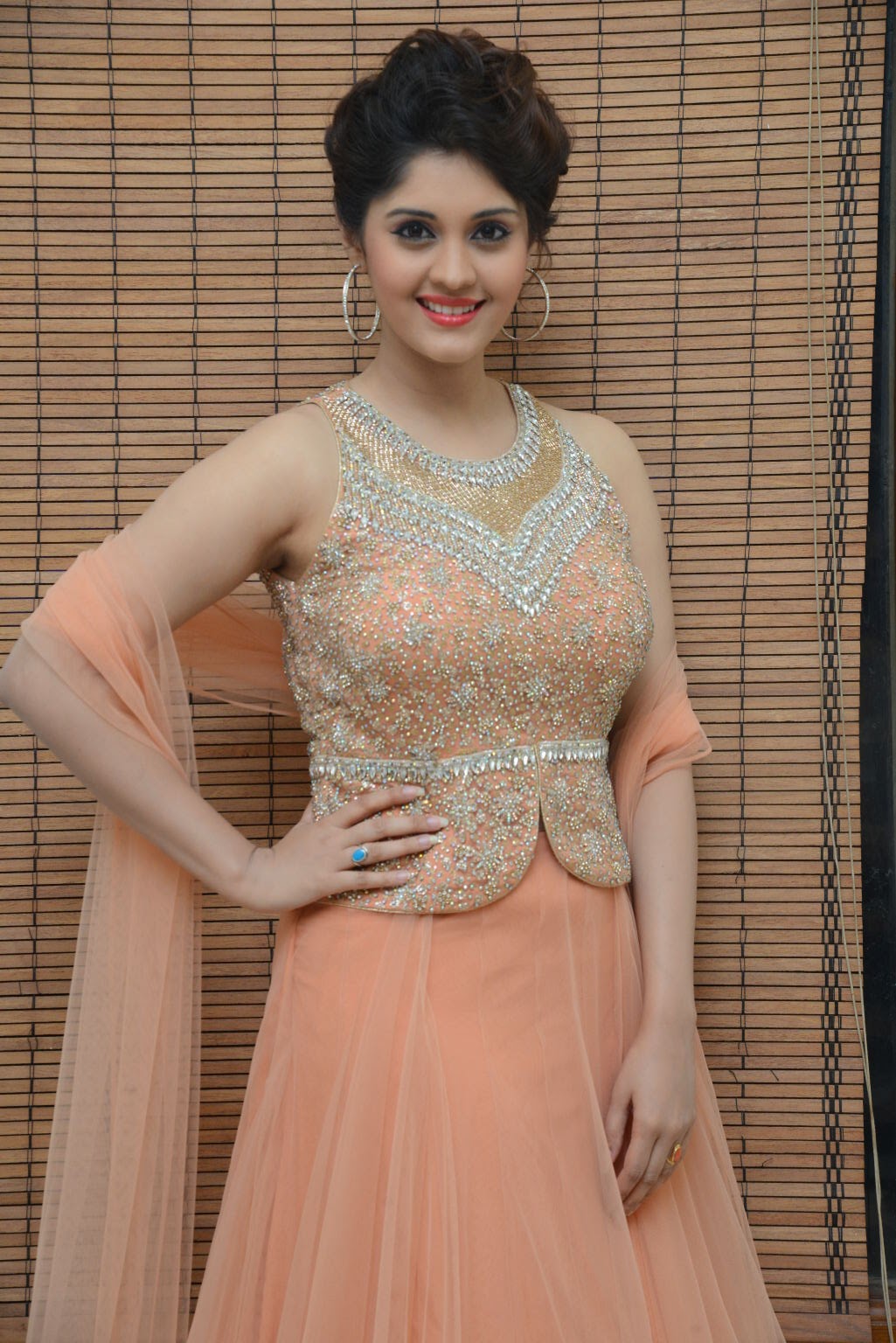 Actress Surabhi New Photoshoot In Long Dress