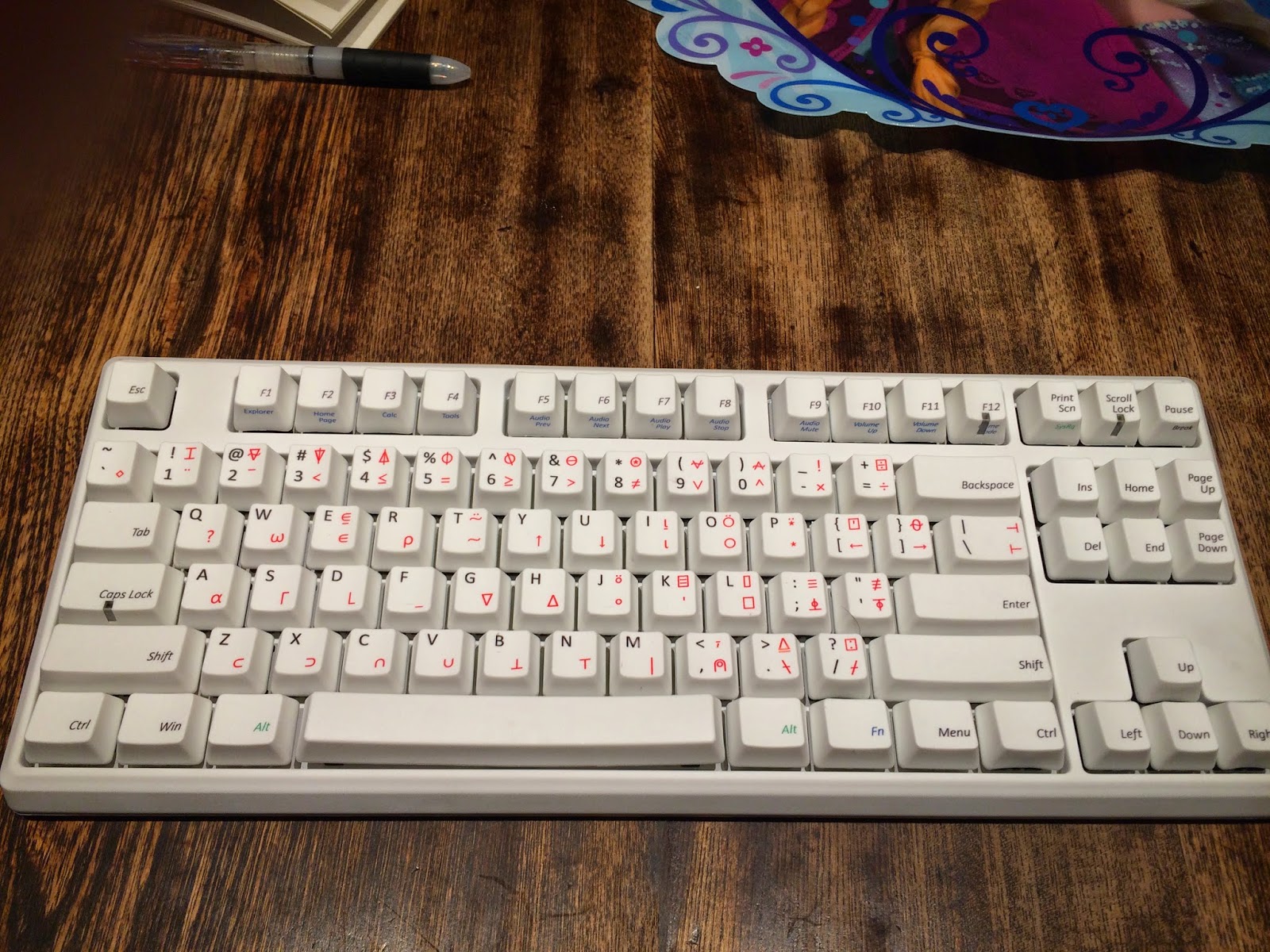 Keycap DIY: The first trial set of APL keycaps