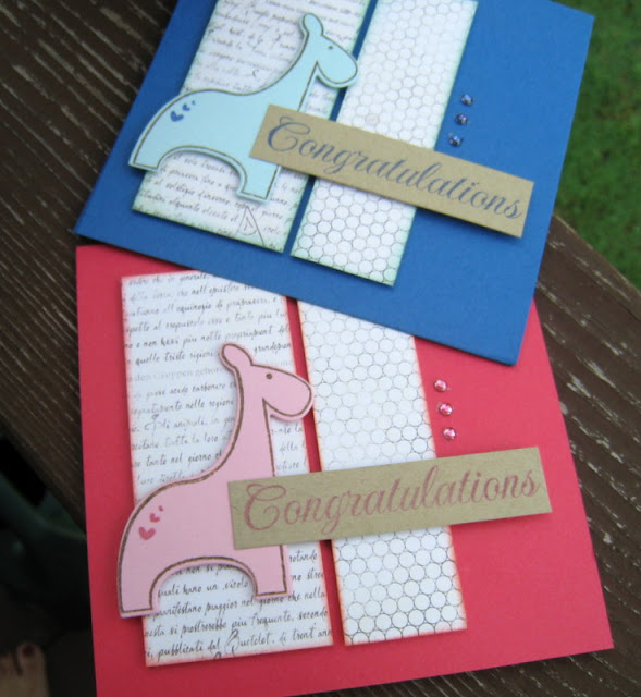 Dana's Dabbling Studio: A Baby {Congratulations} Card...