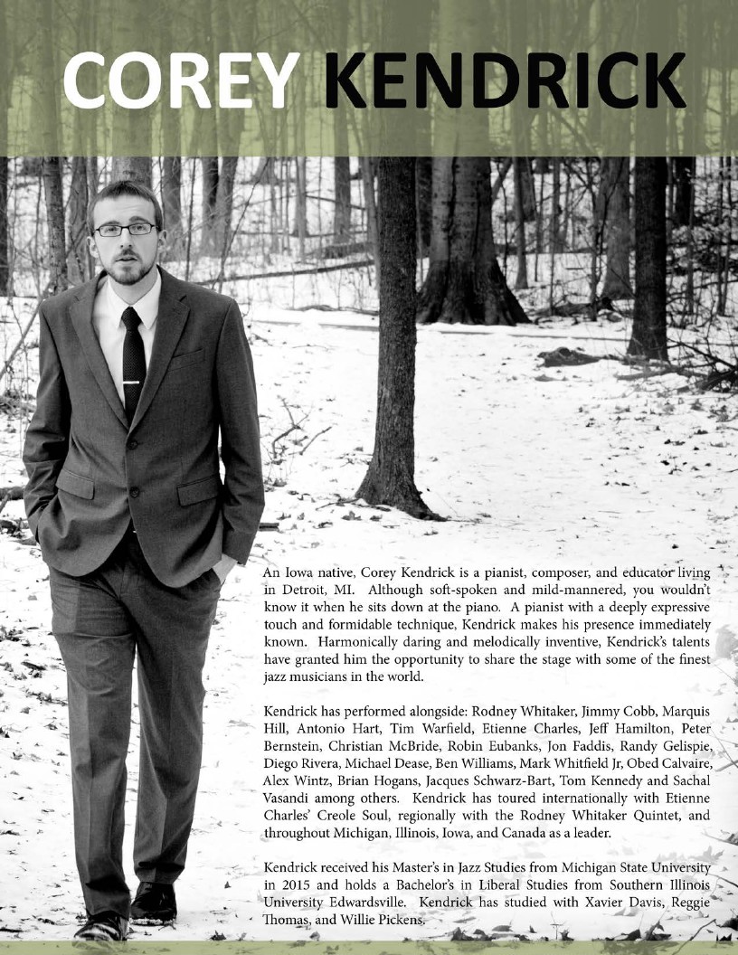 Republic of Jazz: Corey Kendrick Trio - Rootless (2016) KARI-ON PRODUCTIONS