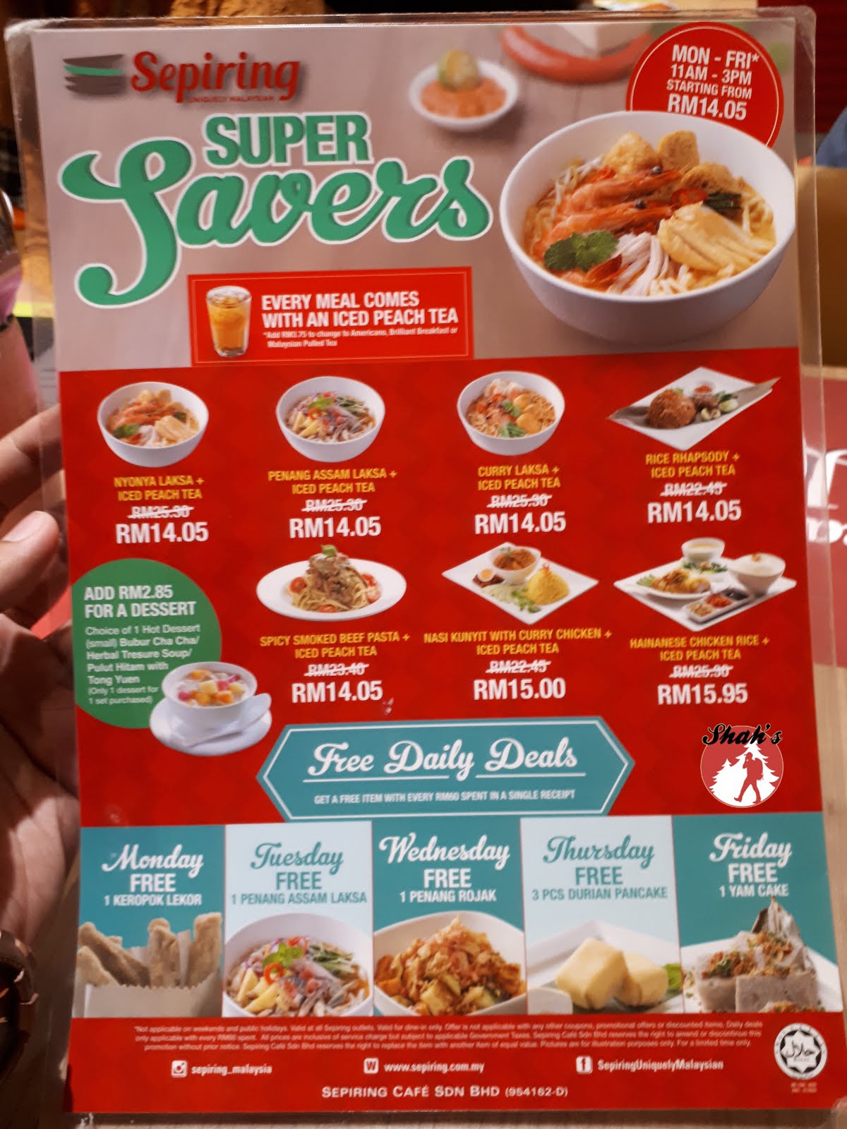 Shah's Travel Diary: Sepiring De Pulze Cyberjaya Review