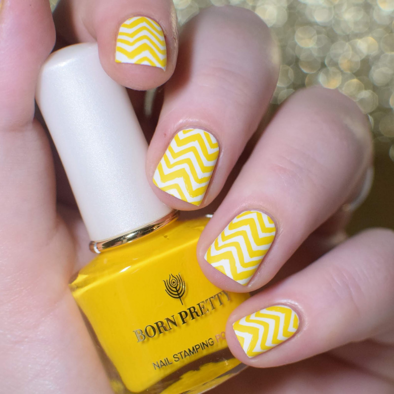 Born Pretty Stamping Polish Swatches // Dim Light, Bright Yellow ...