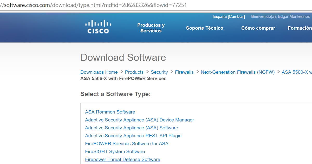 Libreria Personal para Networking: Instalación del Módulo Cisco Firepower Threat Defense