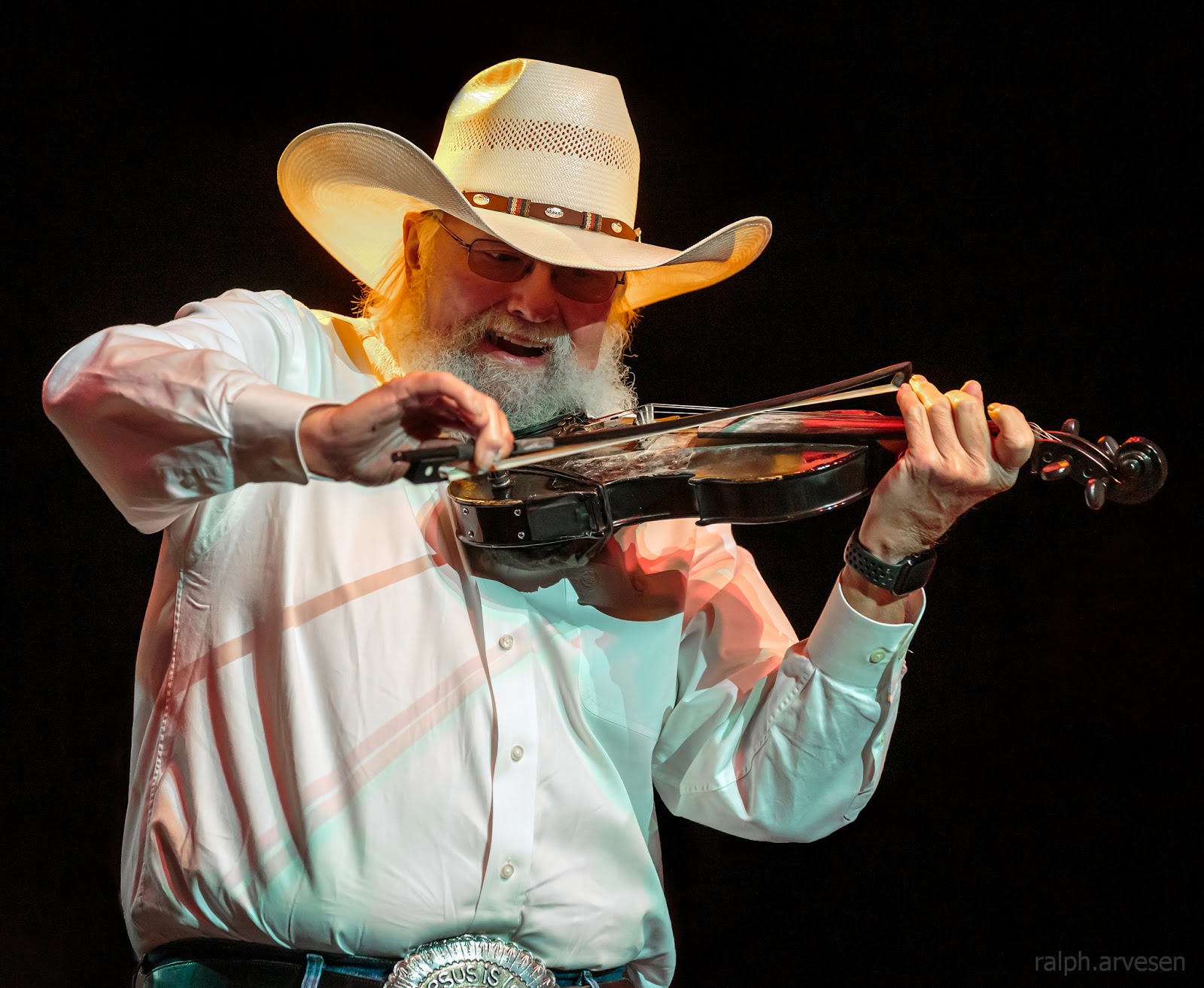 The Charlie Daniels Band performing at the HEB Center in Cedar Park, Texas