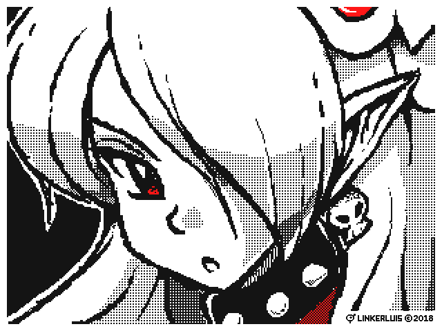 Flipnote drawing - Tabby portrait