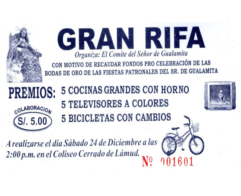 La Hermosa Ciudad de Lámud: Gran Rifa y Pollada Bailable en Lámud