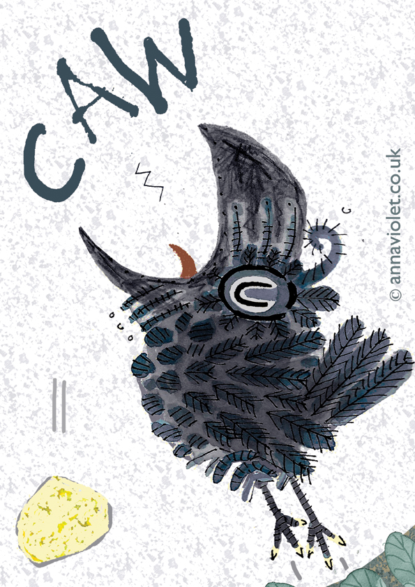 anna violet: The Fox the Crow and the Cheese (Aesops)