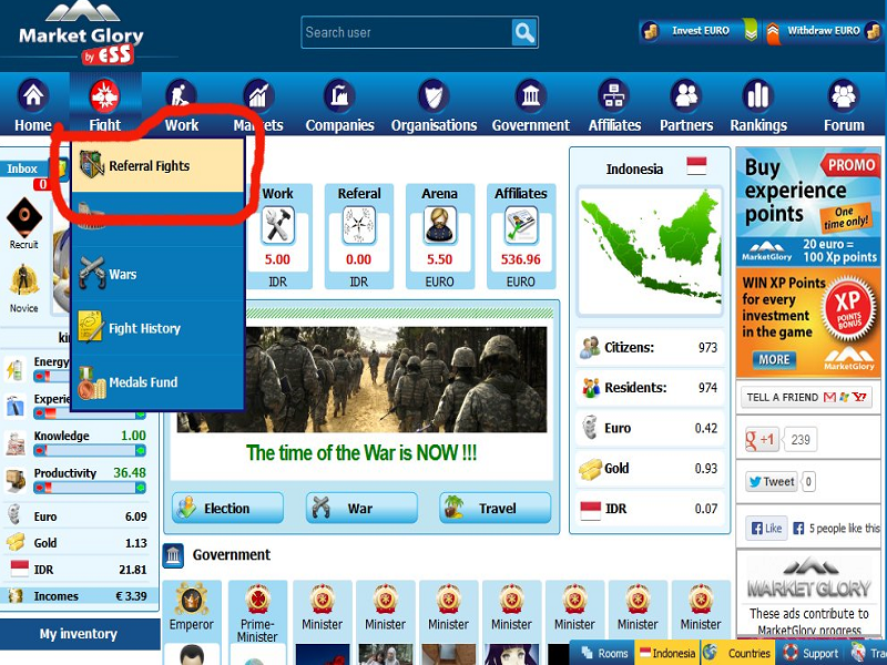 Tutorial Cara Bermain Marketglory, Main Game Dapet Uang Beneran ...