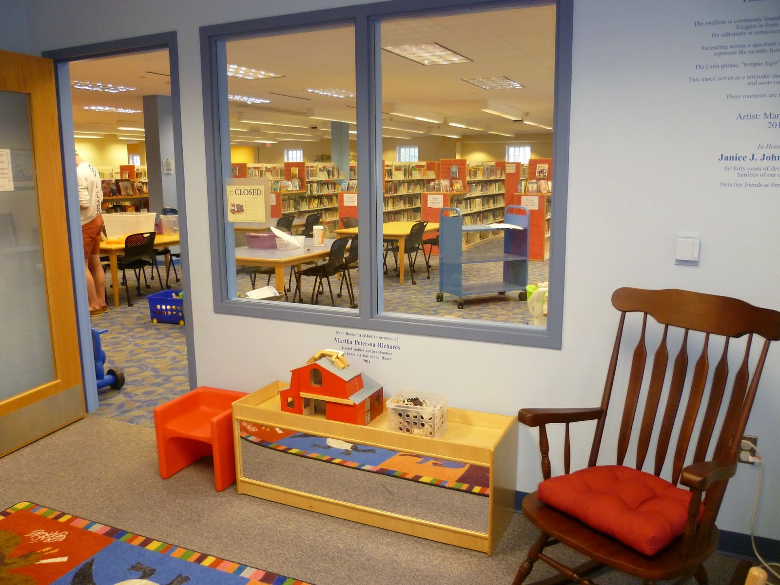 Simsbury Library Children's Room: Baby Room update complete! New toys ...