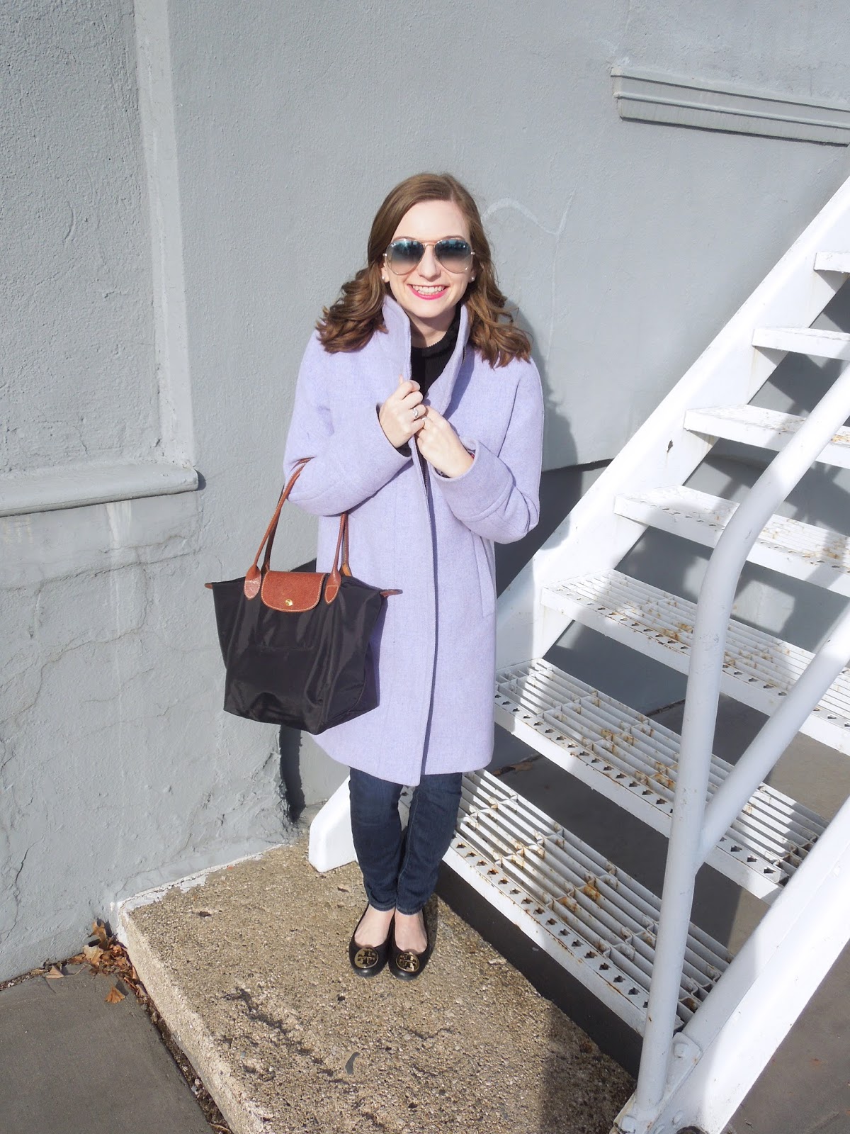 Sew Cute: OOTD: The Purple Coat