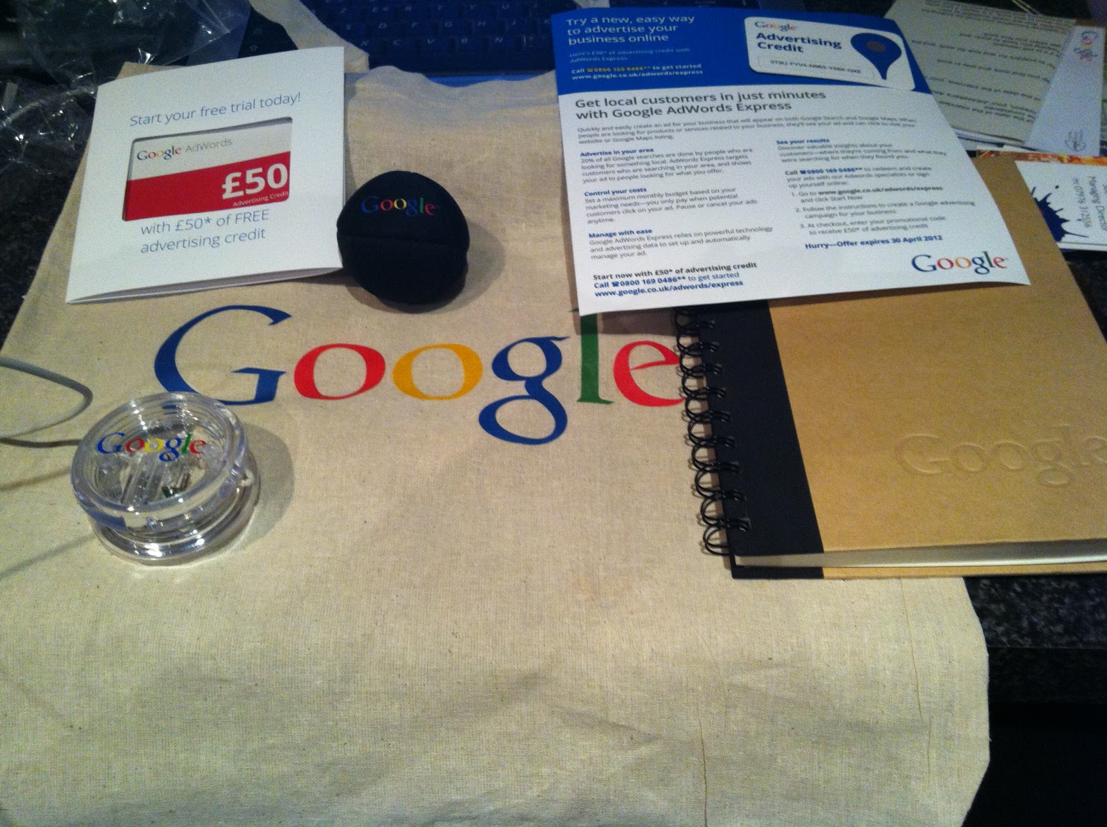 YBP - Blog: Free GOOGLE goodies at the HATCH BIZ event