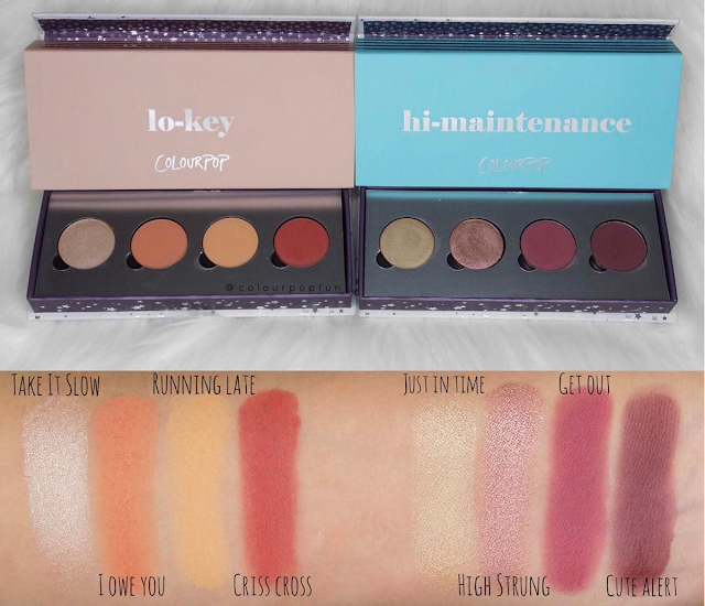 NEW ColourPop Pressed Shadows Collection + Swatches | Lip Drama