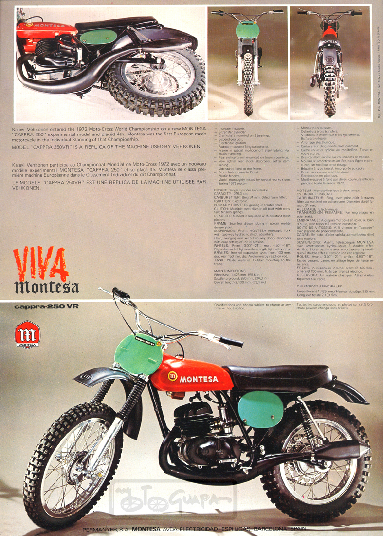 PepoMotero!: Montesa Cappra 250 VR, 1ª sèrie