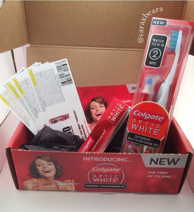 Influenster Vox Box Colgate Optic White | Sara Ashley's Nails