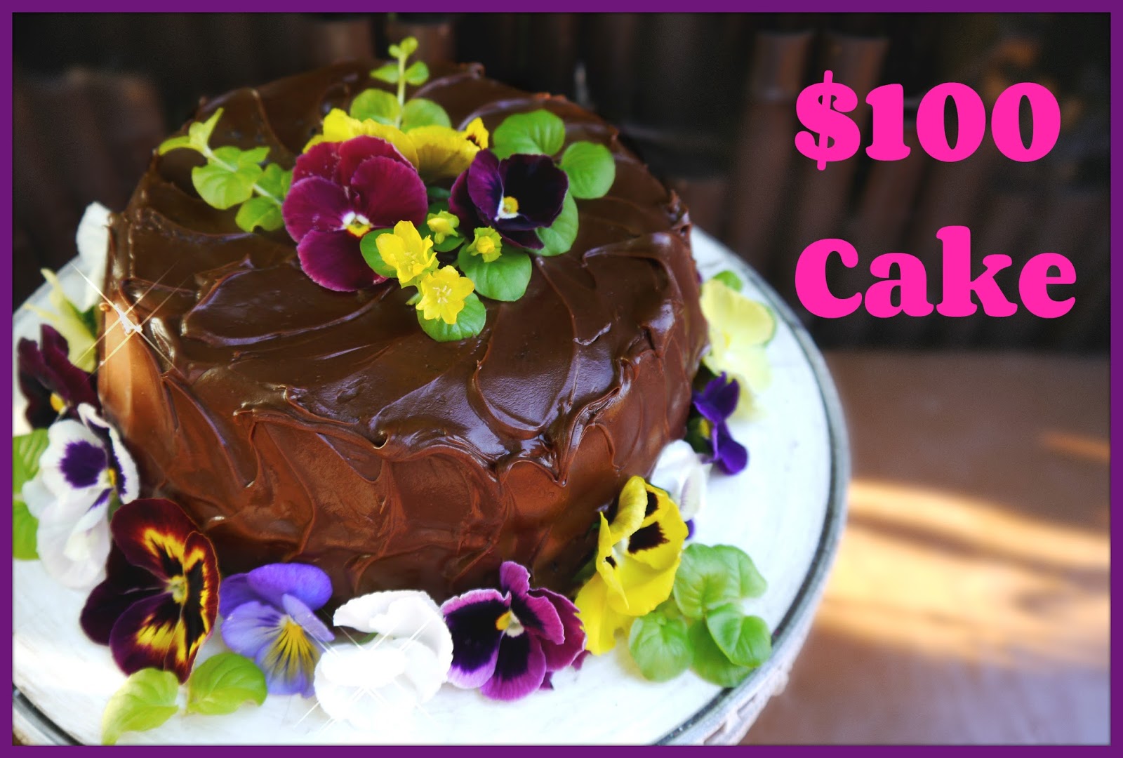 Suzy Homefaker: No Egg Chocolate Cake {Hundred Dollar Cake}