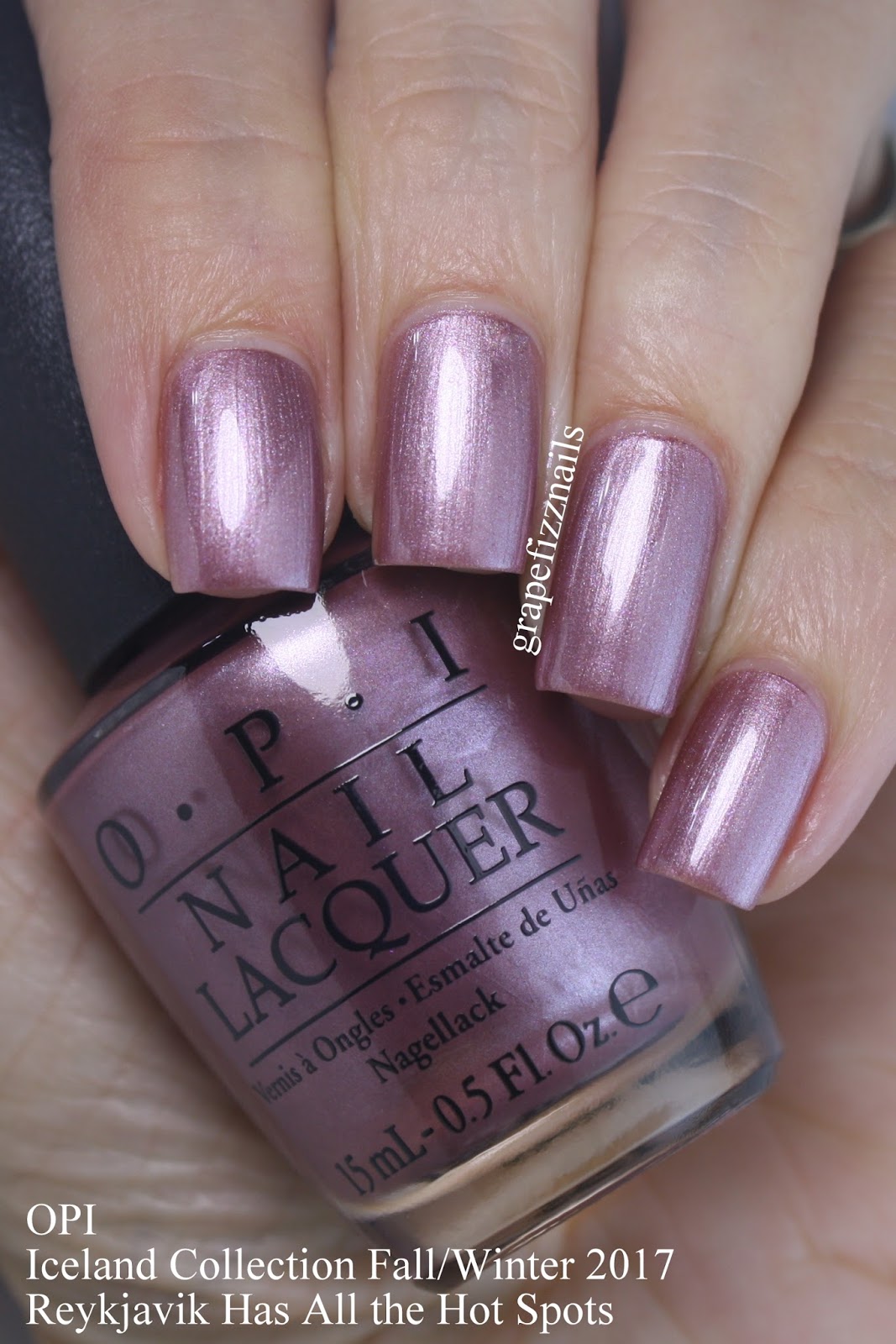 Grape Fizz Nails: OPI Iceland Collection Fall/Winter 2017
