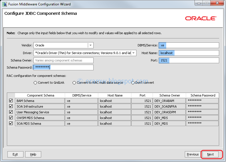 Installing Oracle Soa Suite 11g 11 1 1 7 Oracle Middleware