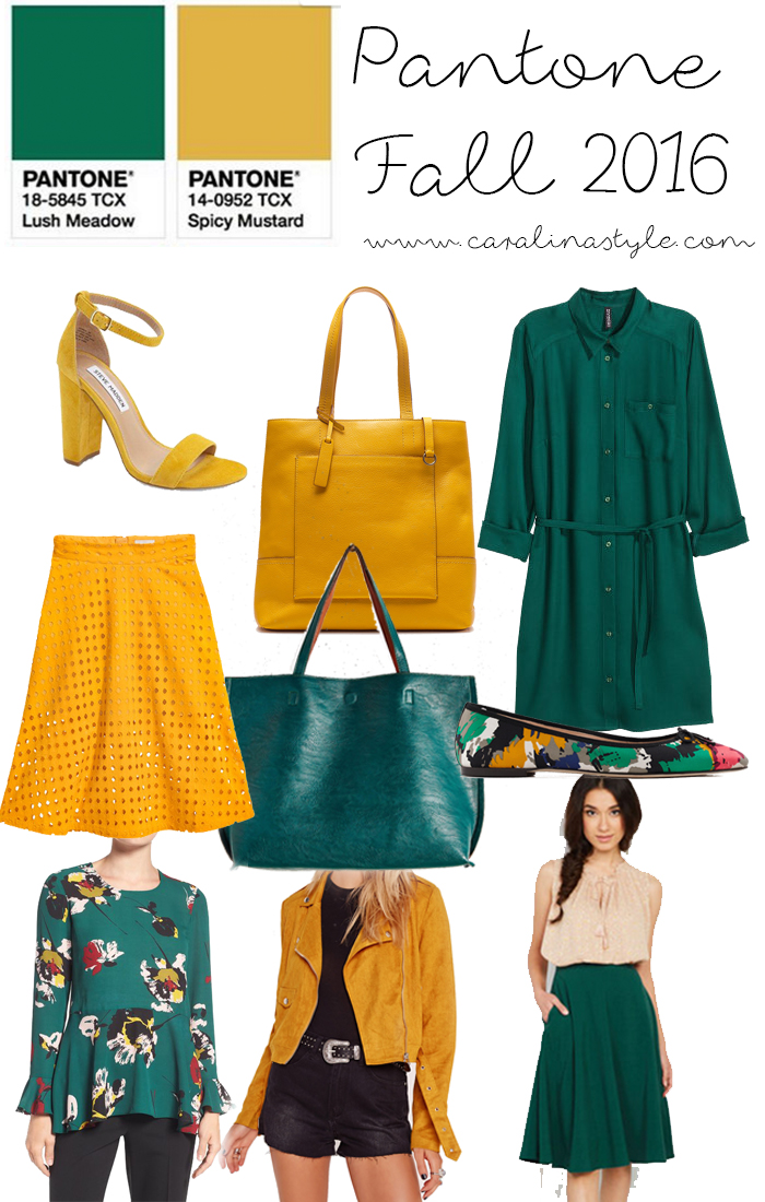 Pantone Fall Colors for 2016: Lush Meadow and Spicy Mustard | Caralina ...