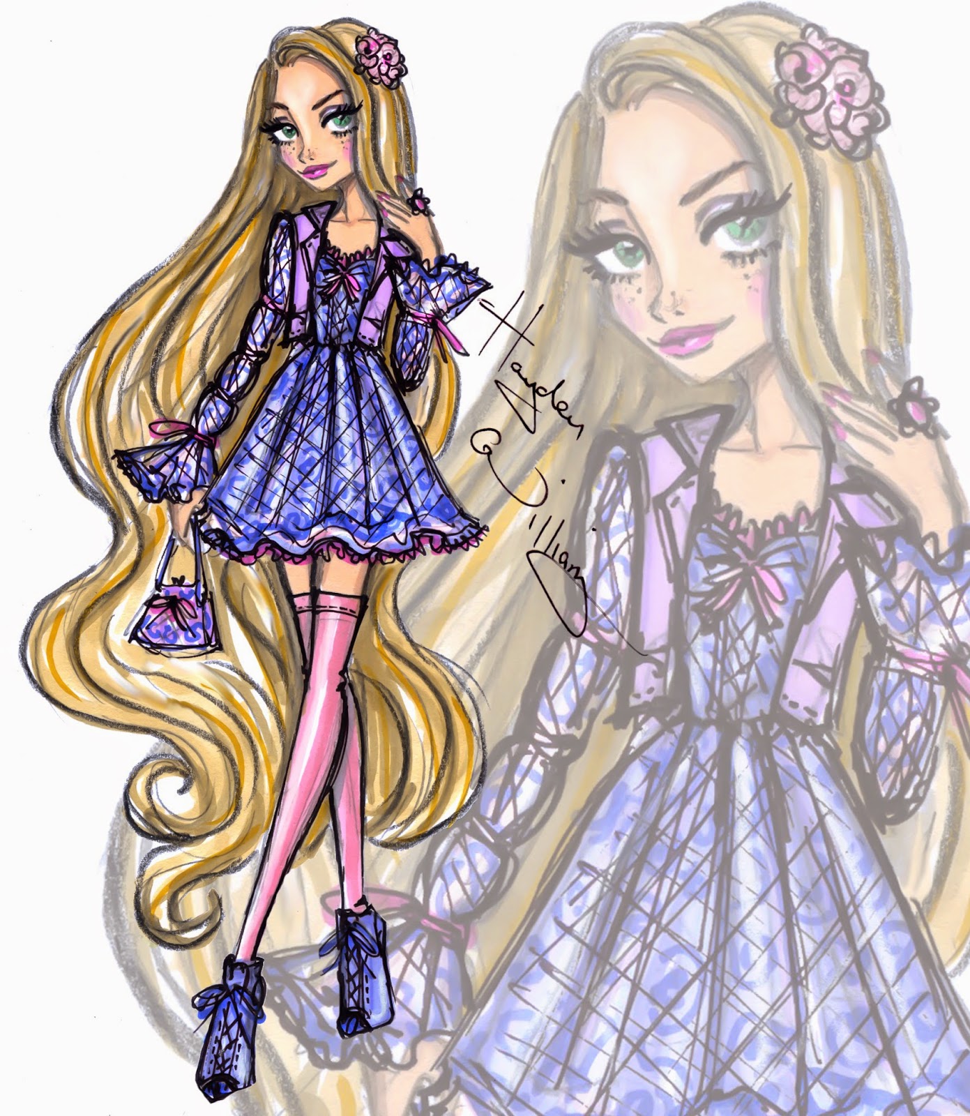 Hayden Williams Fashion Illustrations: Disney Diva Fashionistas by ...