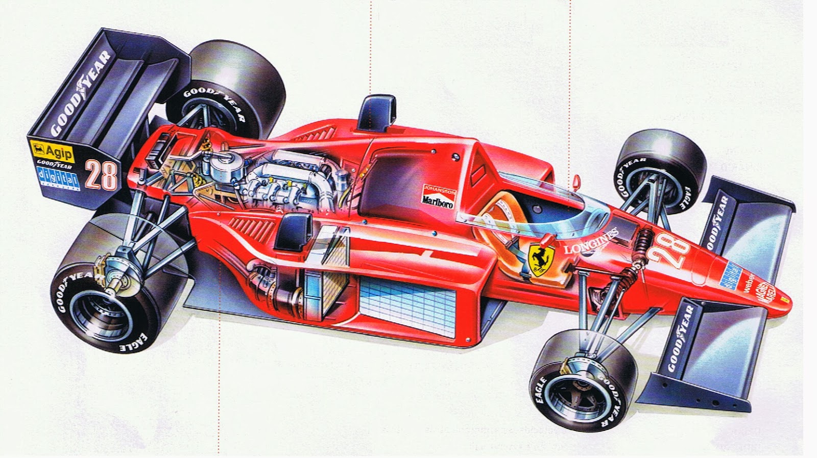 QUATRO RODINHAS: Ferrari F1-86 - Stefan Johansson (1986)