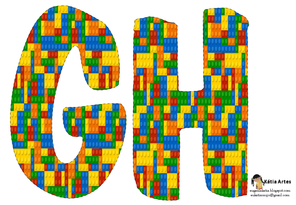 Alfabeto de Lego. - Oh my Alfabetos!