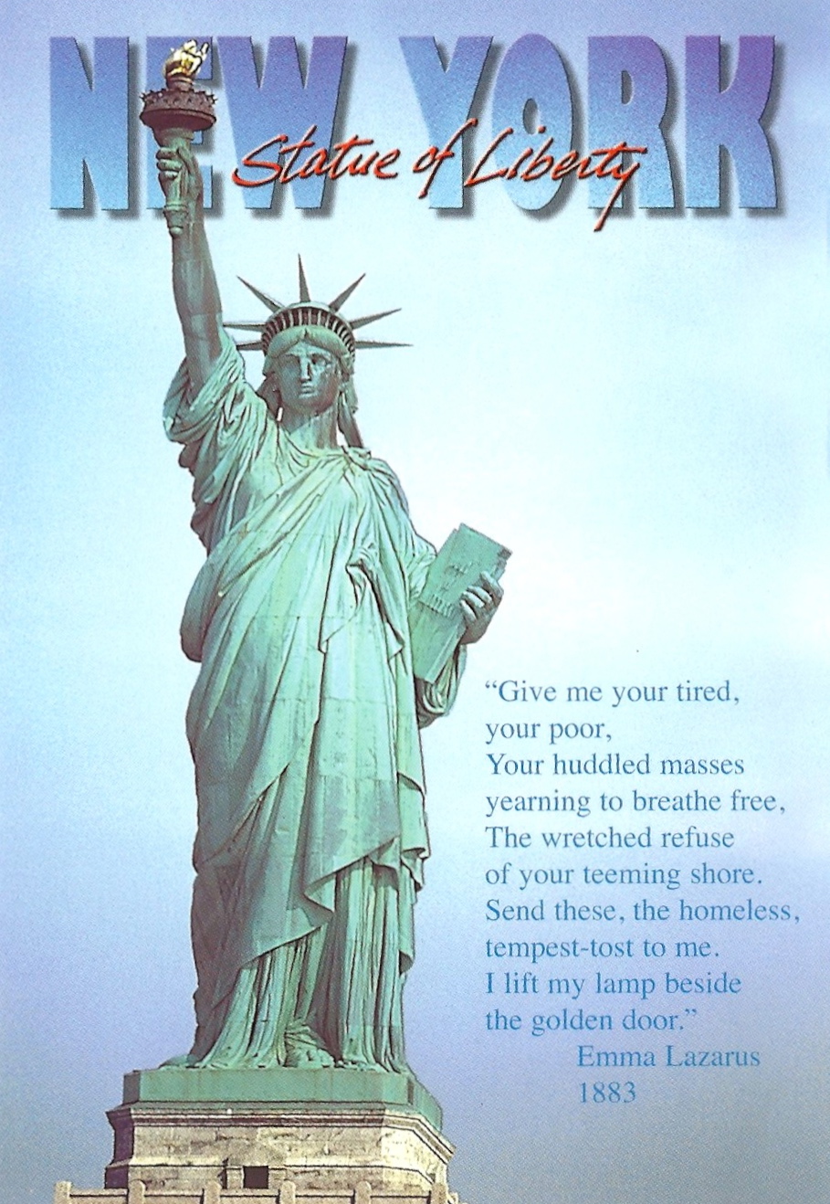 My Favorite Views: New York - Statue of Libery, Give Me Your Tired ...