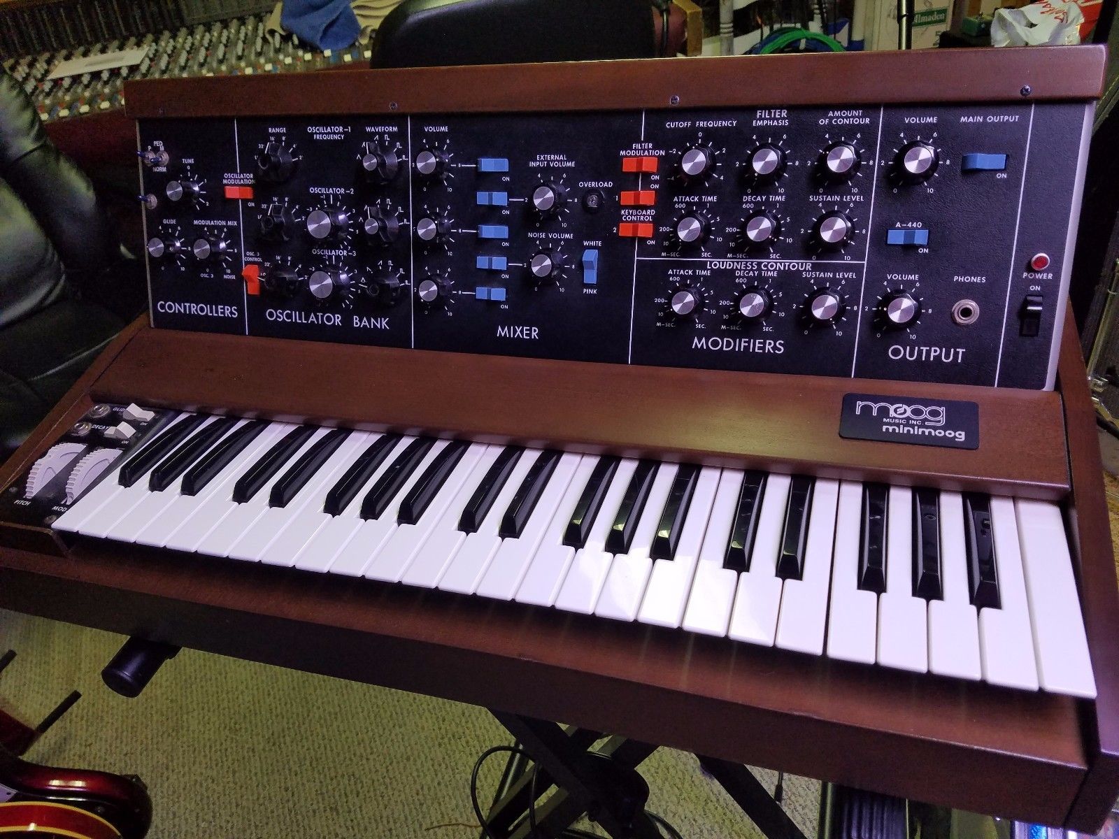 MATRIXSYNTH: Original Moog Minimoog Model D SN 11349