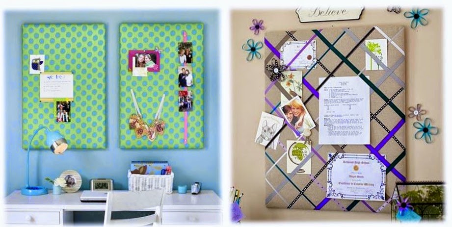 Como fazer um mural de recados e lembretes ~ Decoração - LowCost