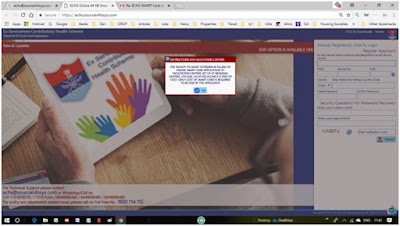 Cdr R Sahana JVR , Kolkata Blogs: ECHS Online Application Made Easy